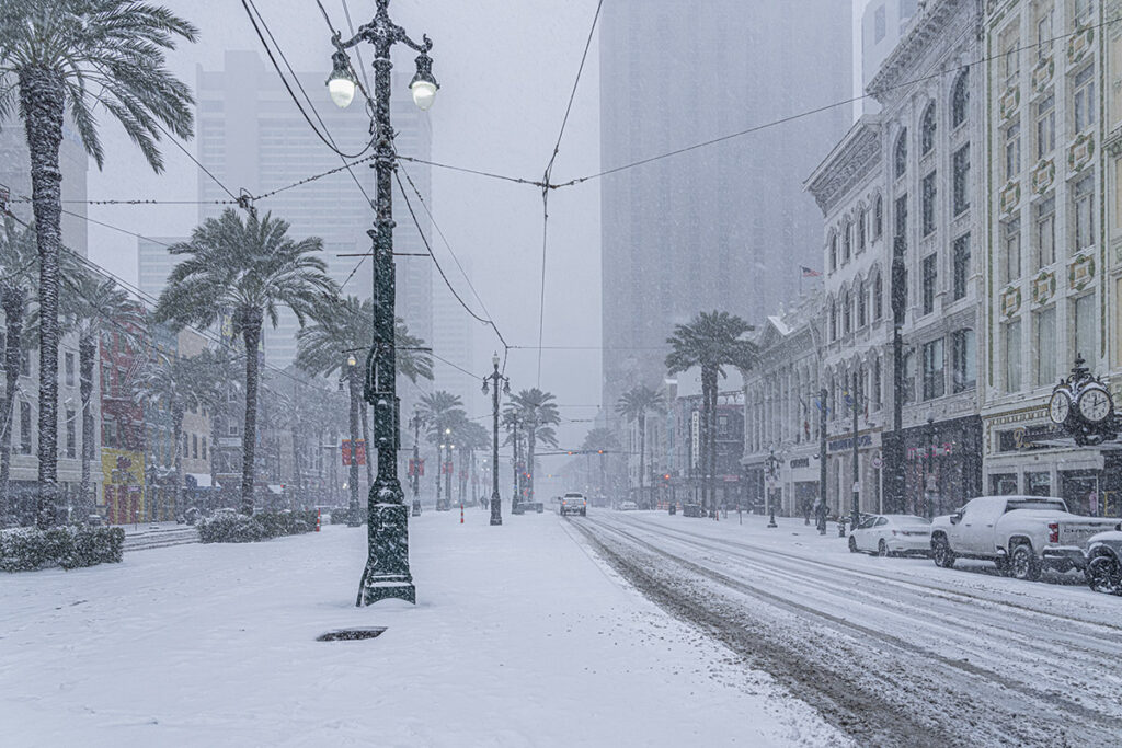 New Orleans Snow Day | The Heart of Louisiana