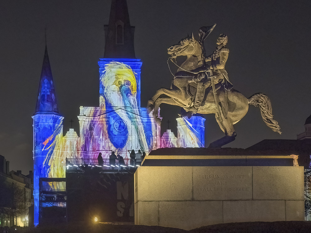 St. Louis Cathedral Light Show | The Heart of Louisiana