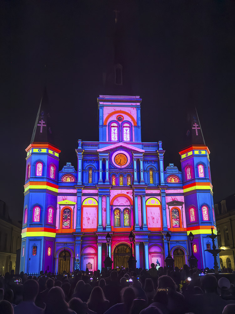 St. Louis Cathedral Light Show | The Heart of Louisiana