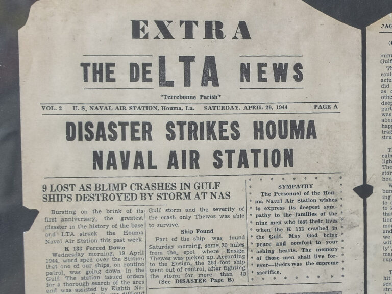Houma Blimp Base Guards Against German U-boats in WWII | The Heart of ...